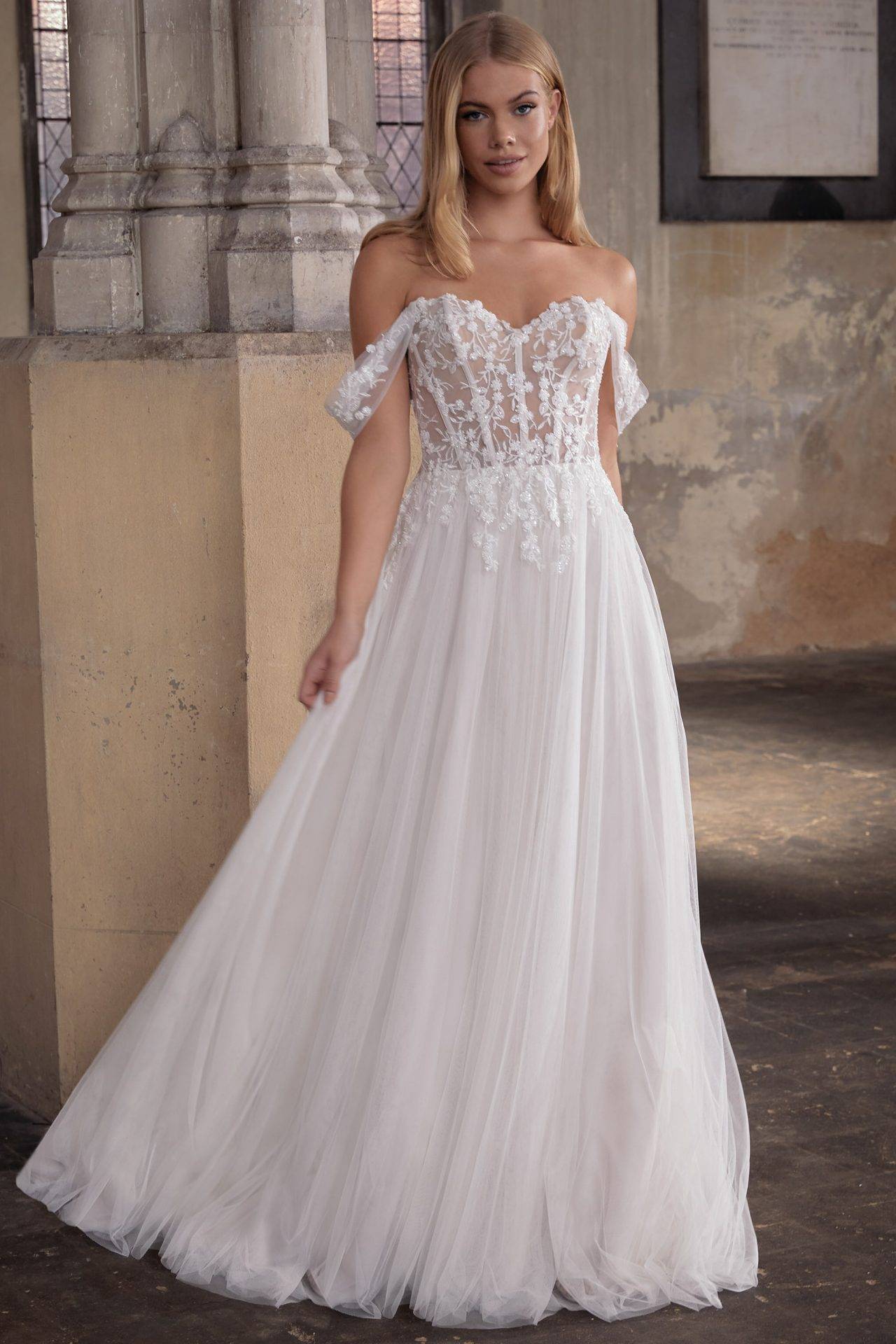 ADORE By Justin Alexander - Silver Sixpence